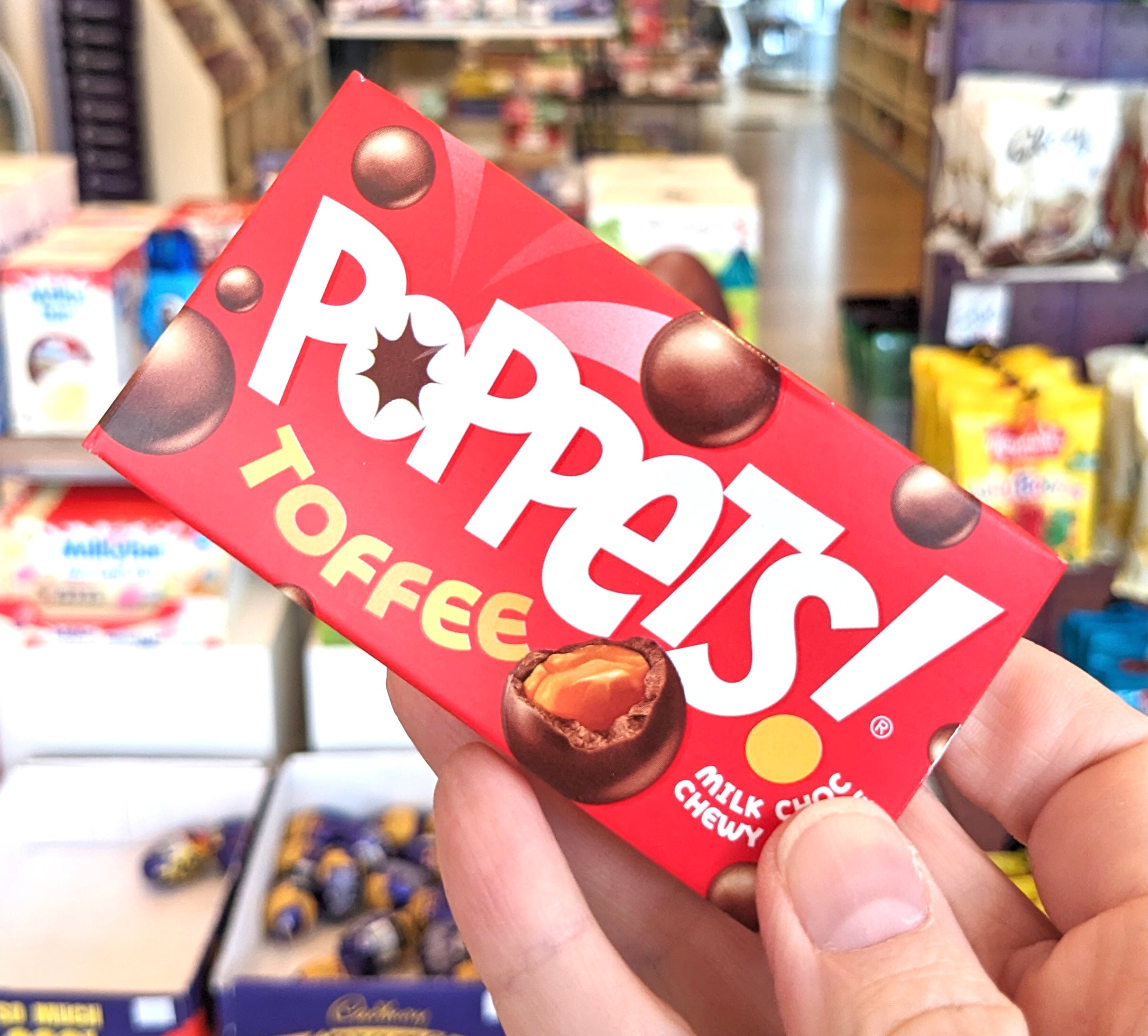 Poppets! Toffee Milk Chocolate | Georgie Lou's Retro Candy