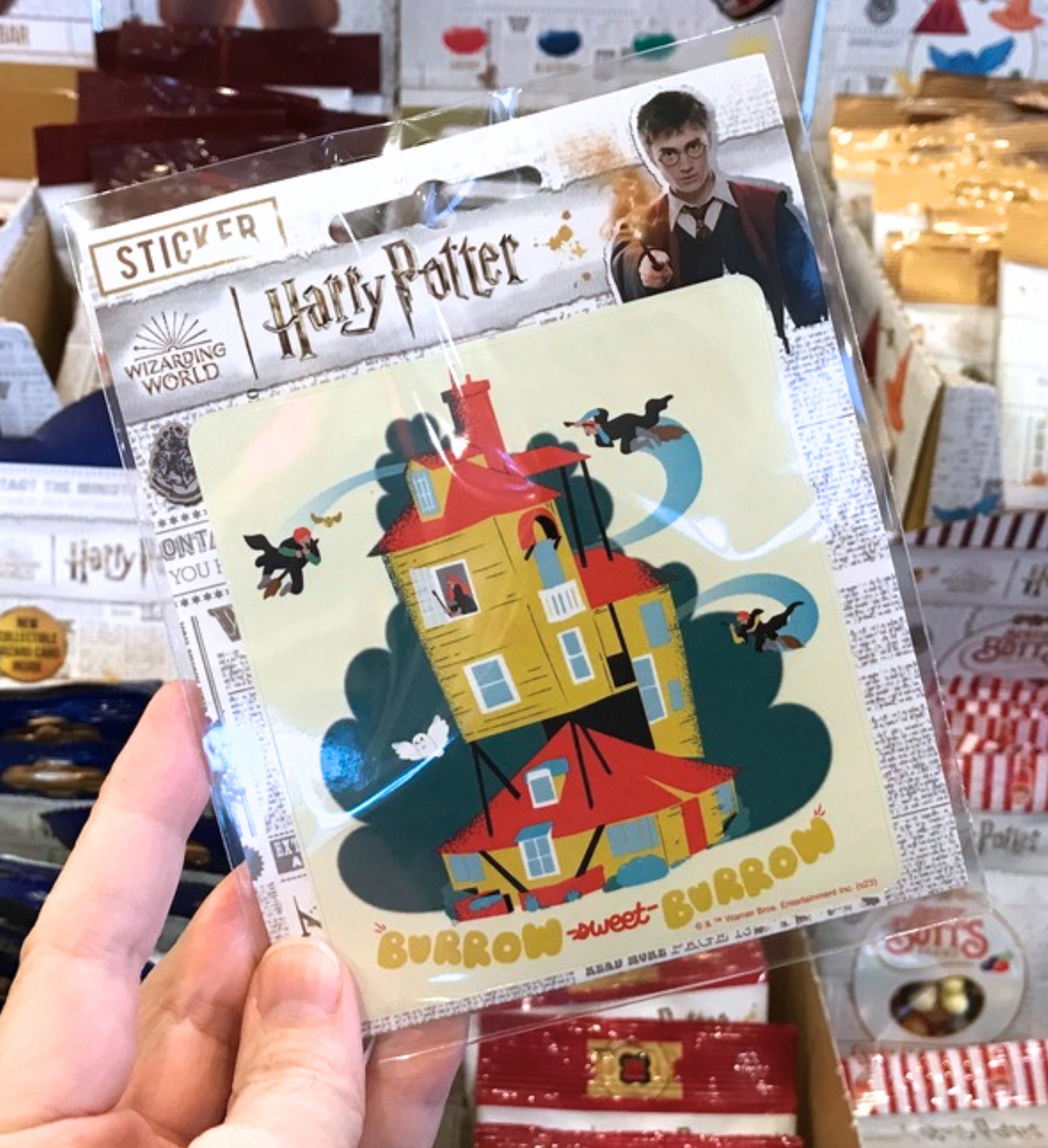 ATA Harry Potter Burrow Sweet Burrow Sticker | Georgie Lou's Retro Candy