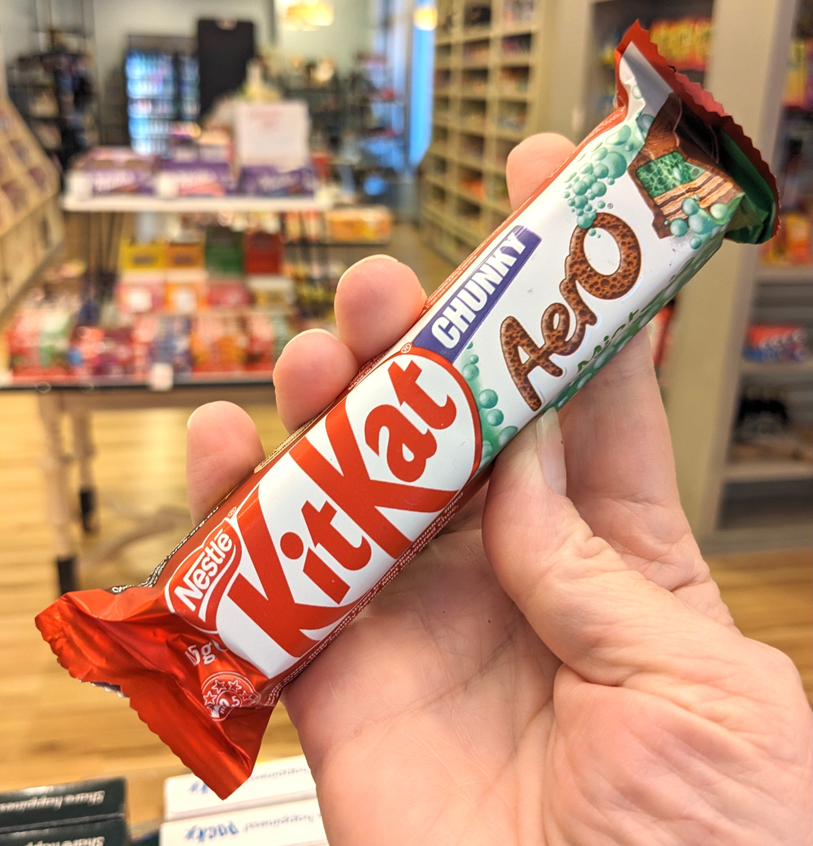 Kit Kat Chunky Aero Mint—Australia | Georgie Lou's Retro Candy