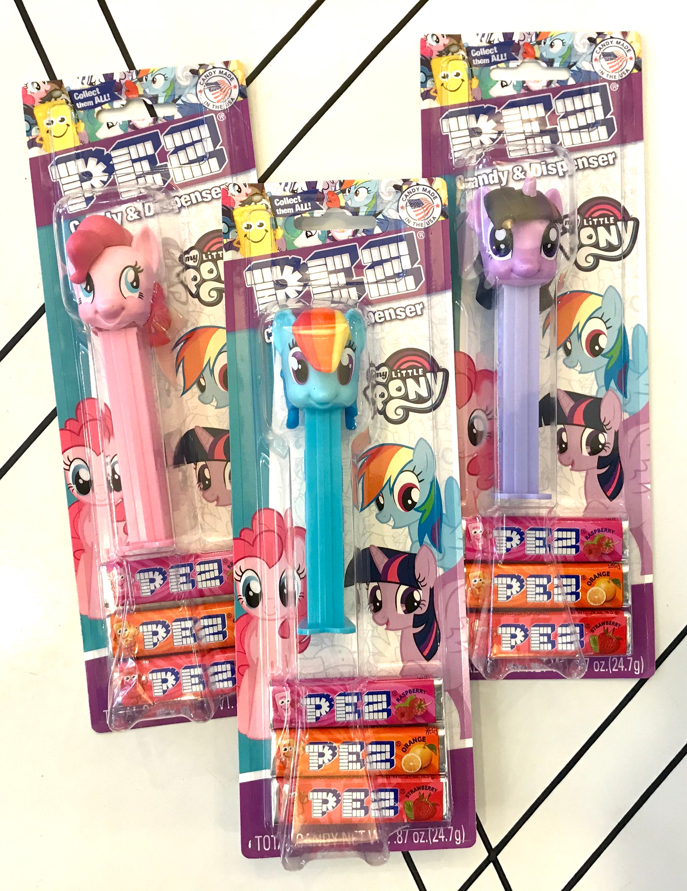 PEZ My Little Pony Dispenser Blister Pack | Georgie Lou's Retro Candy