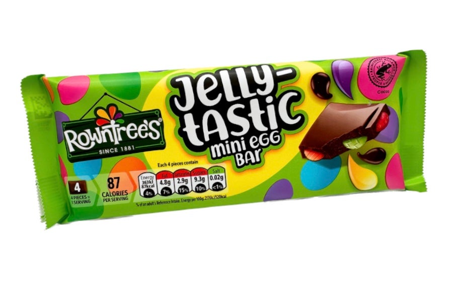 Rowntree Jelly-tastic Mini Egg Bar—United Kingdom | Georgie Lou's Retro ...