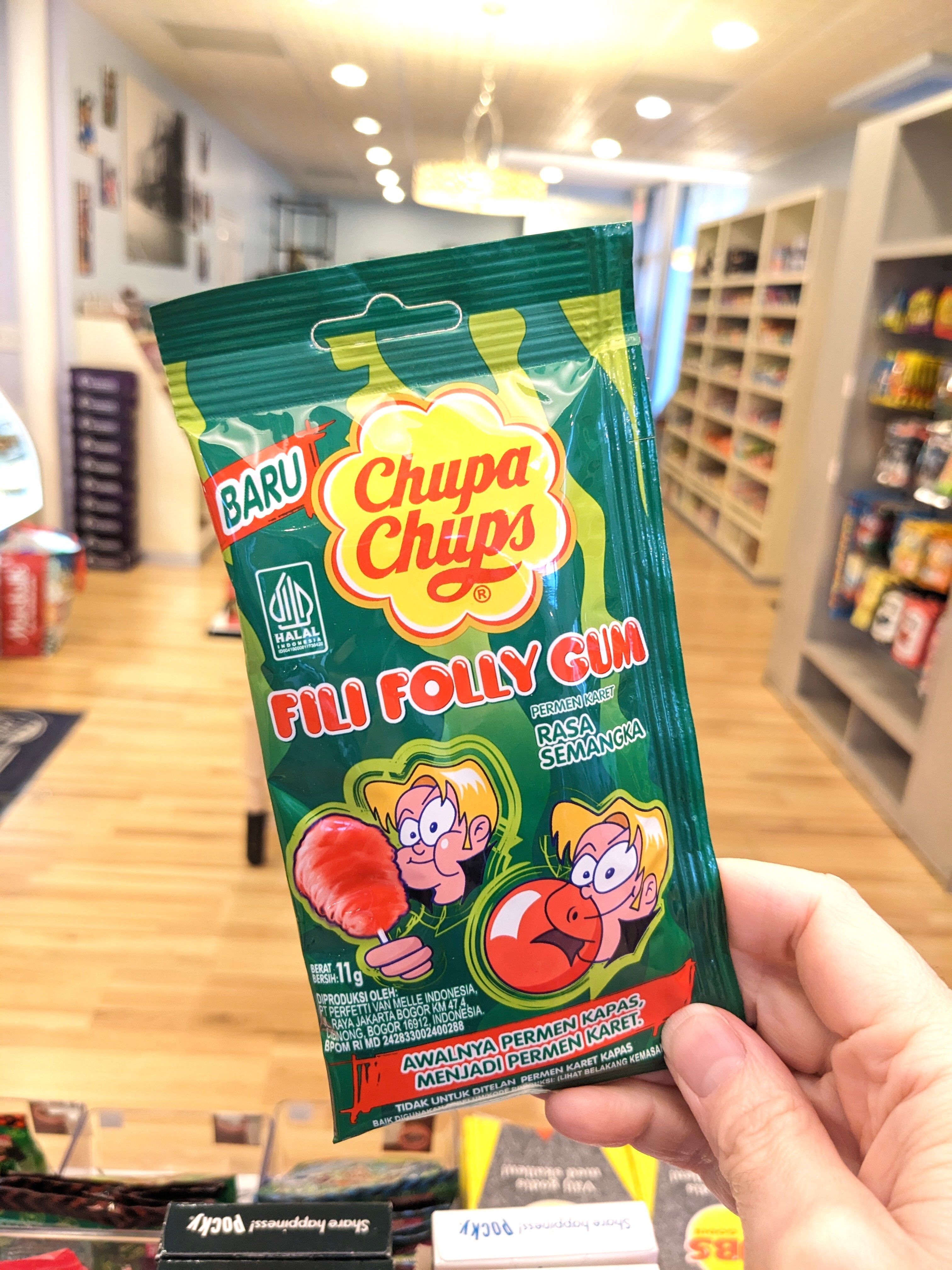 Chupa Chups Filly Folly Watermelon Cotton Candy Gum—Indonesia | Georgie ...