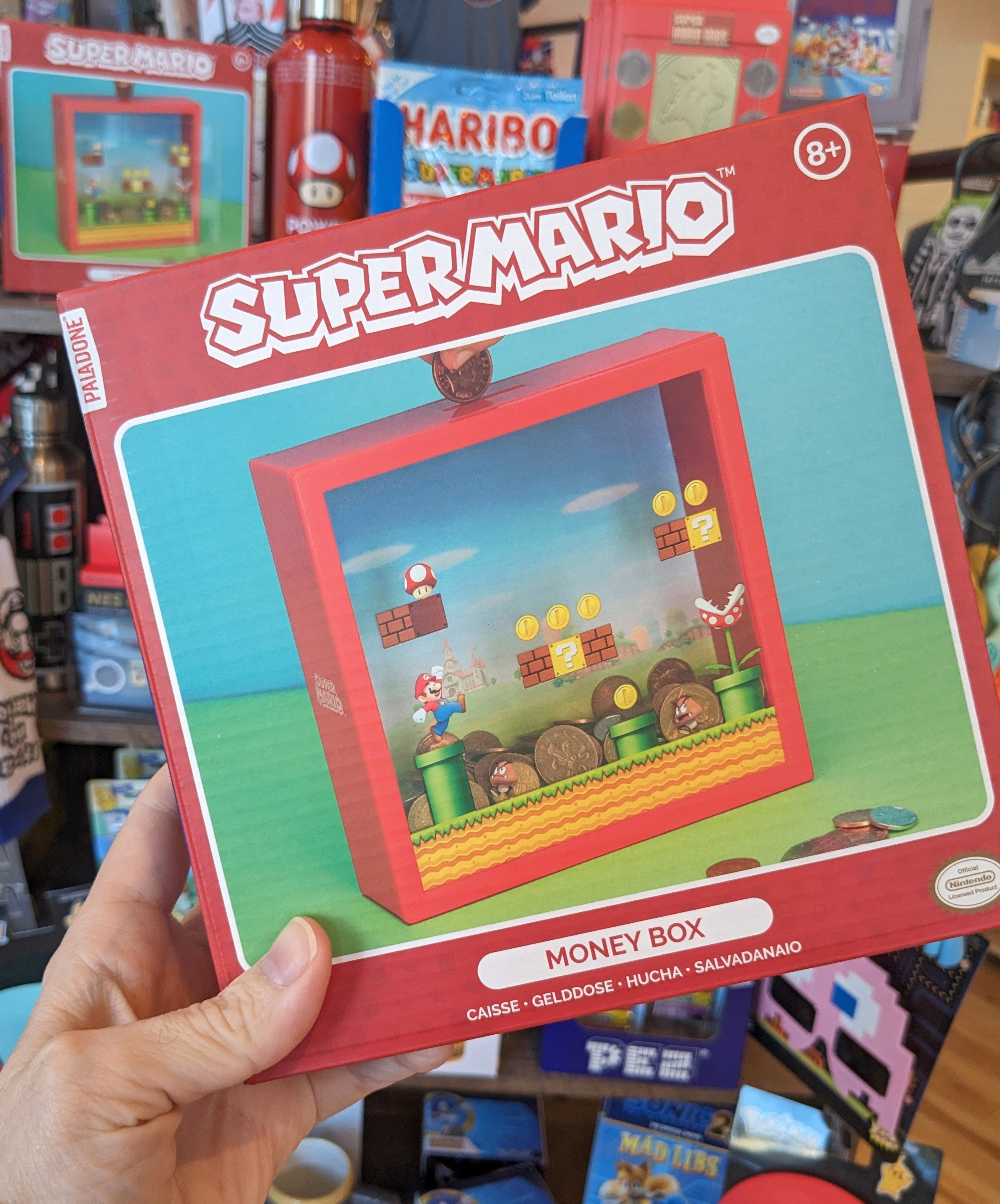 PLDN Super Mario Arcade Money Box | Georgie Lou's Retro Candy