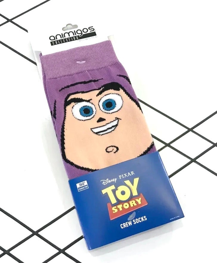 BIO Pixar's Toy Story Buzz Lightyear 360 Character Crew Socks | Georgie ...