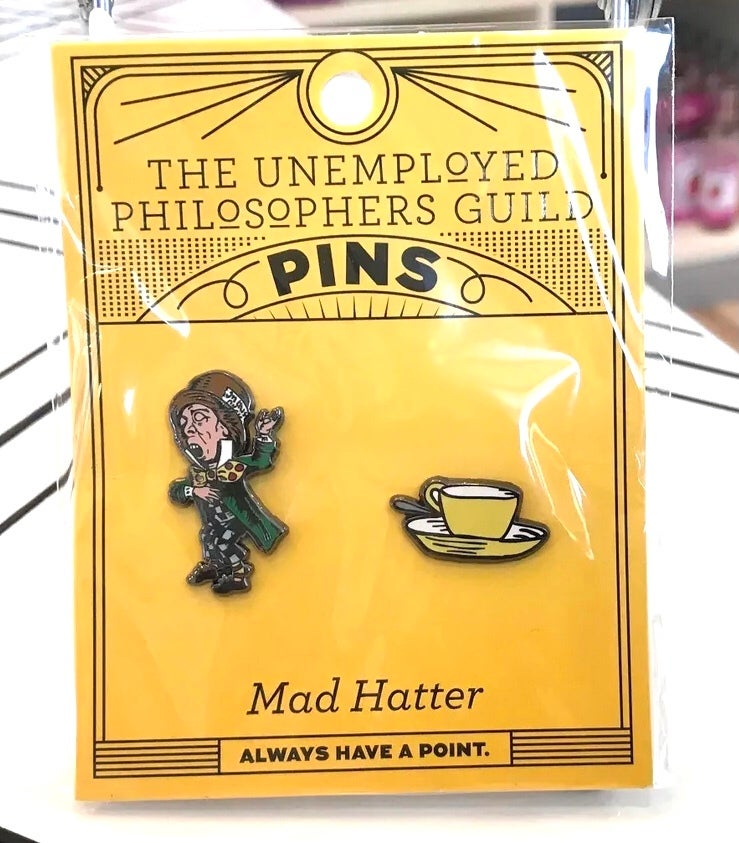 UPG Alice in Wonderland Mad Hatter Enamel Pin Set | Georgie Lou's Retro ...