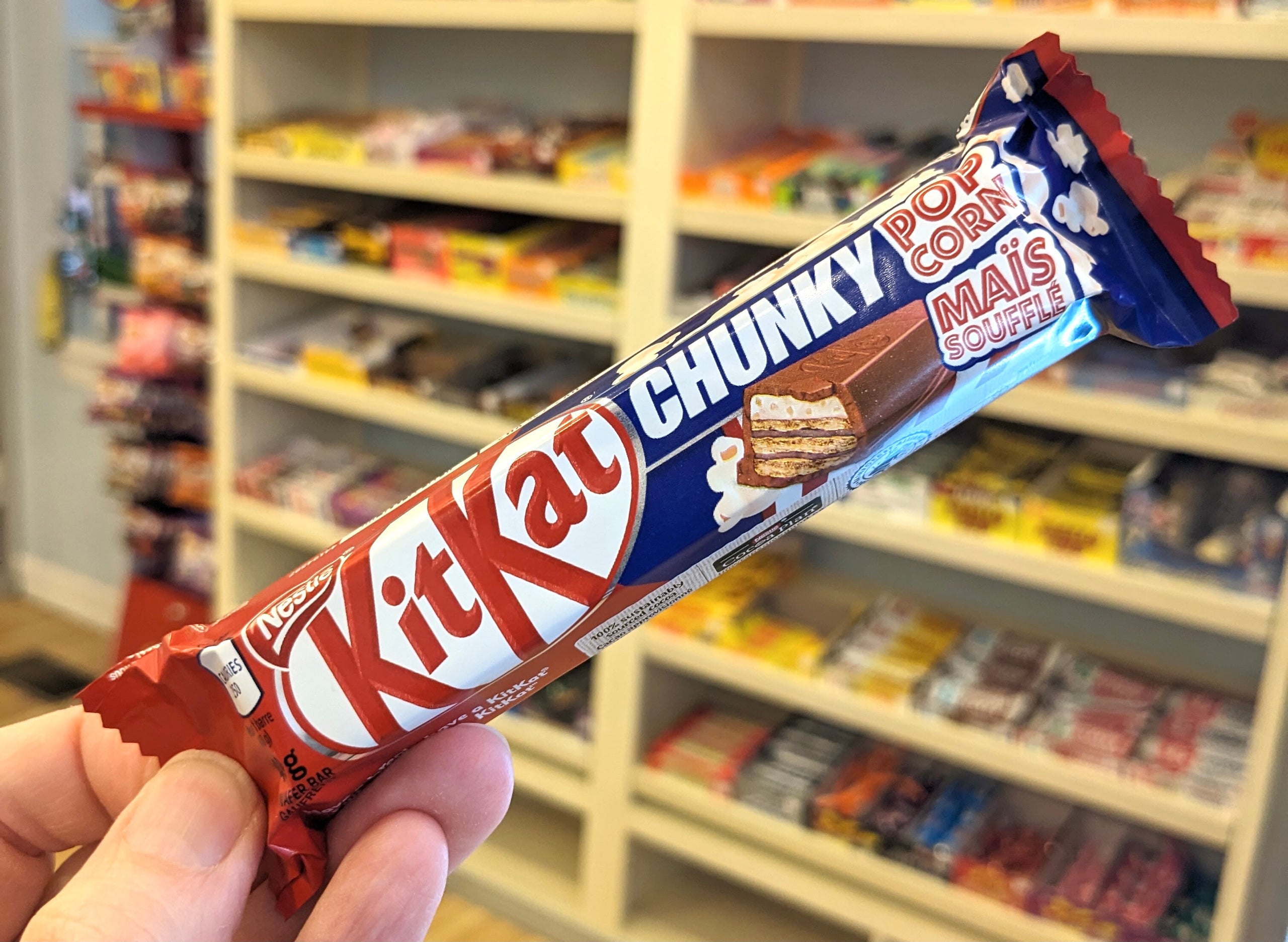 Kit Kat Chunky Popcorn--Canada | Georgie Lou's Retro Candy