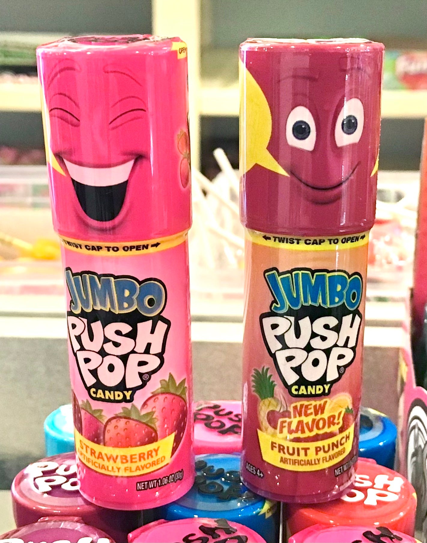 Push pop candy store