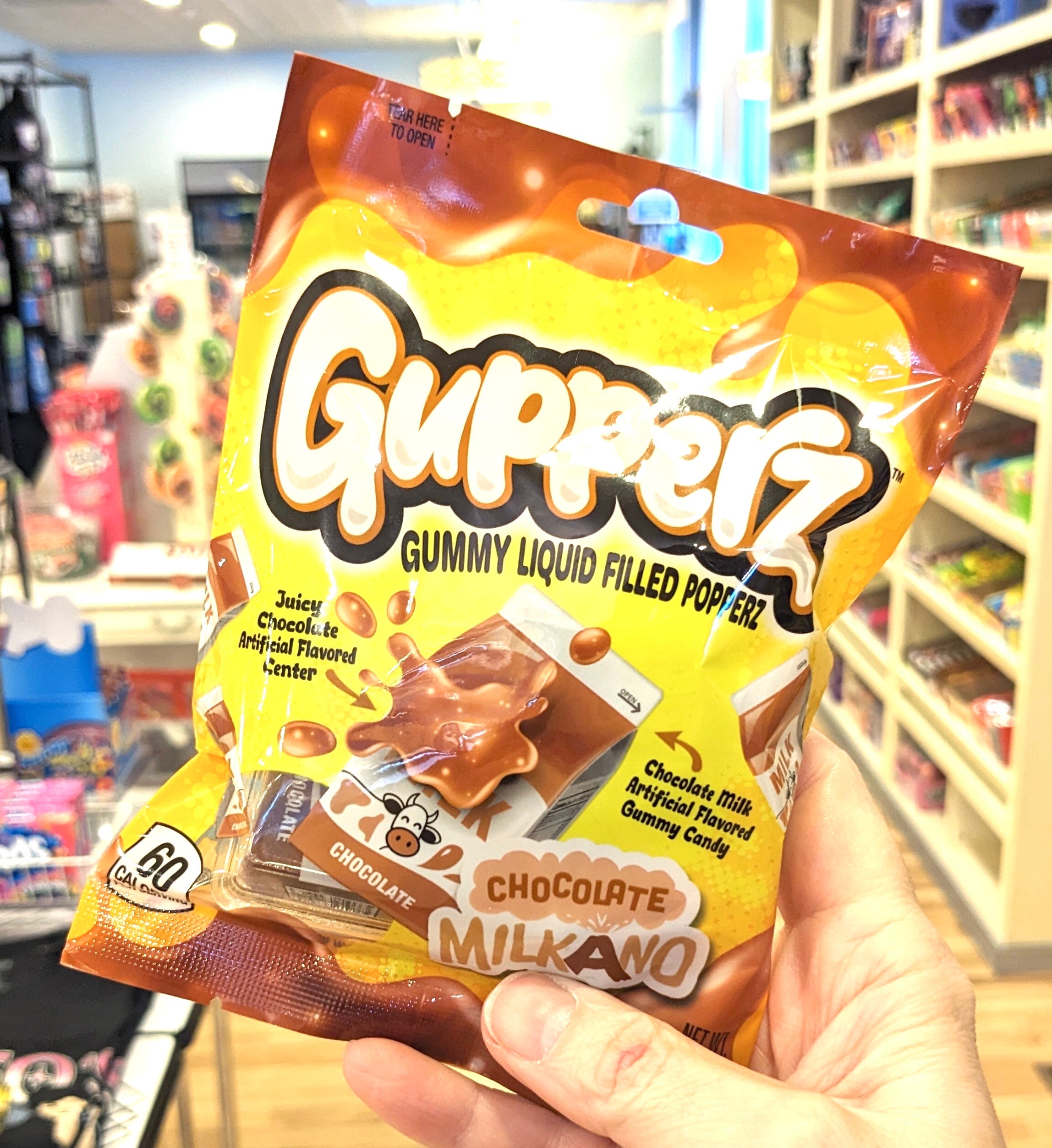 Gupperz Chocolate Milkano Gummy Popperz | Georgie Lou's Retro Candy