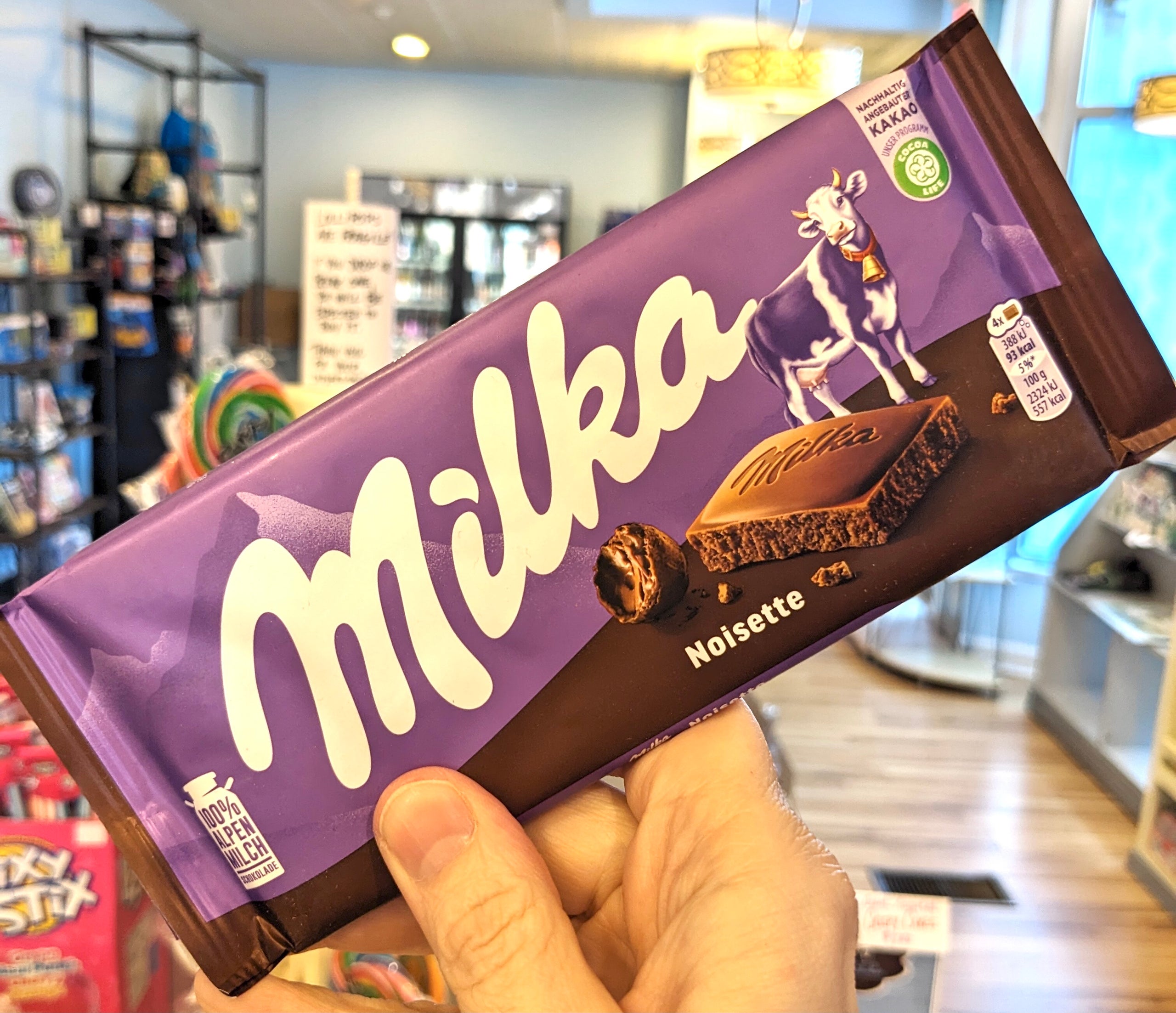 Milka Noisette Chocolate Bar—Germany | Georgie Lou's Retro Candy