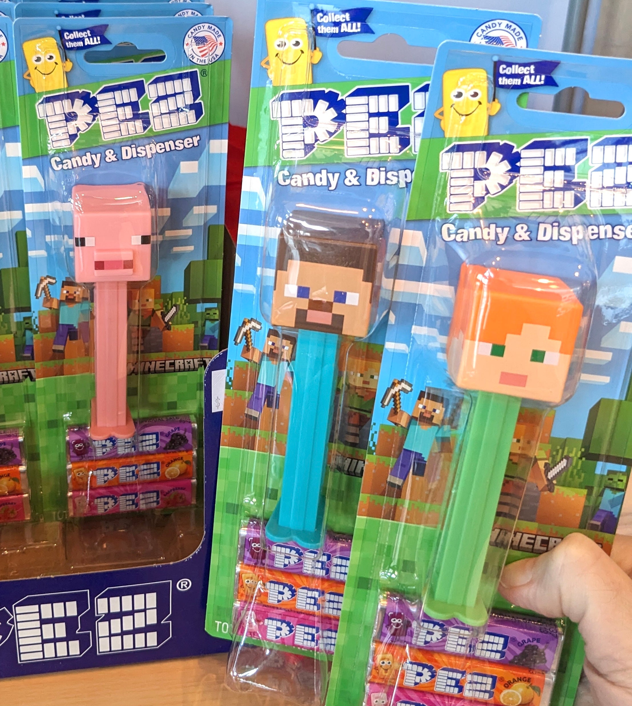 Pez Minecraft Blister Pack | Georgie Lou's Retro Candy