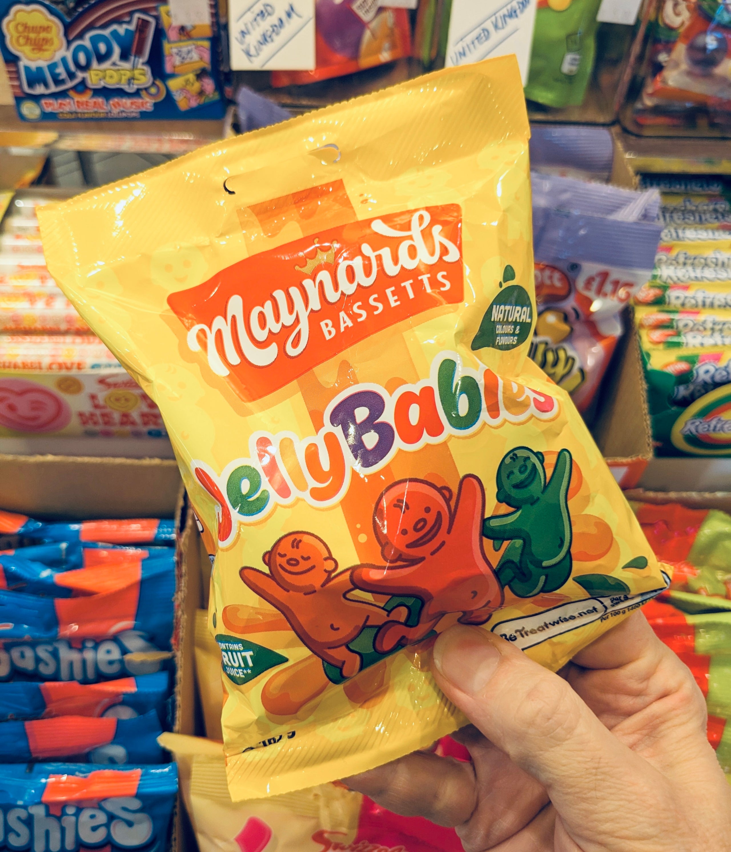 Maynards Jelly Babies Peg Bag—United Kingdom | Georgie Lou's Retro Candy