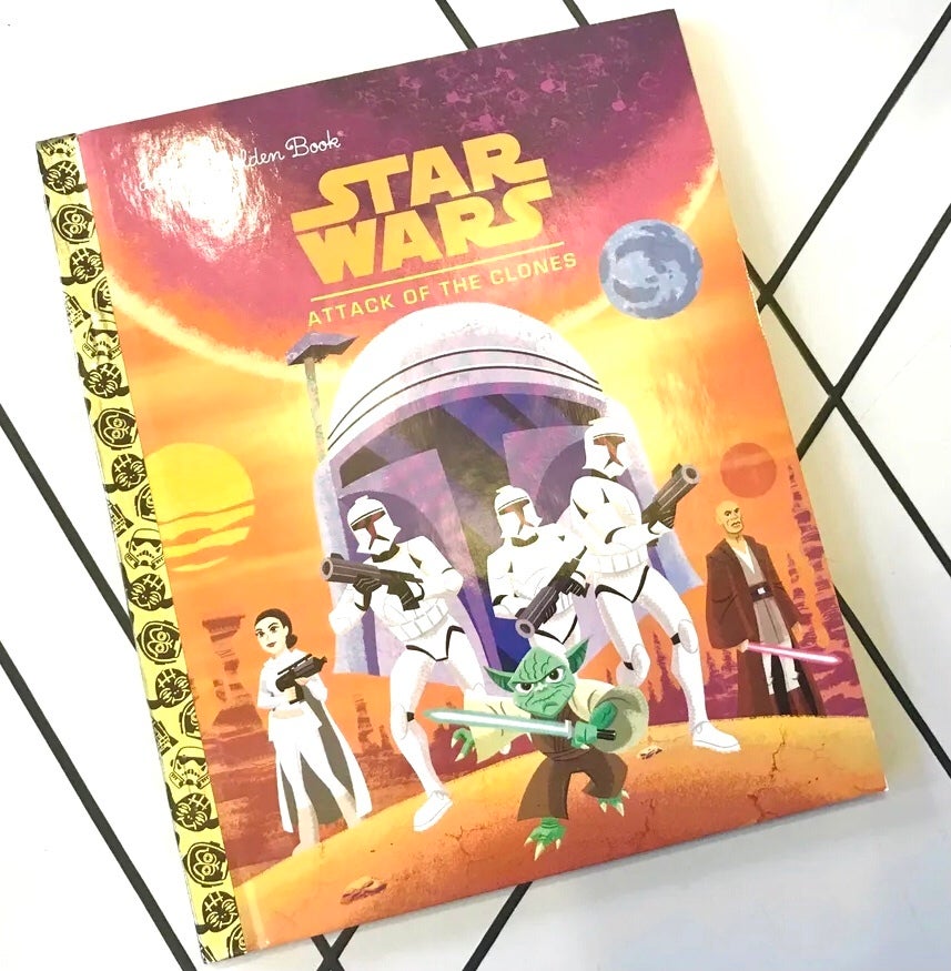 PR Star Wars "Attack of the Clones" Little Golden Book | Georgie Lou's ...