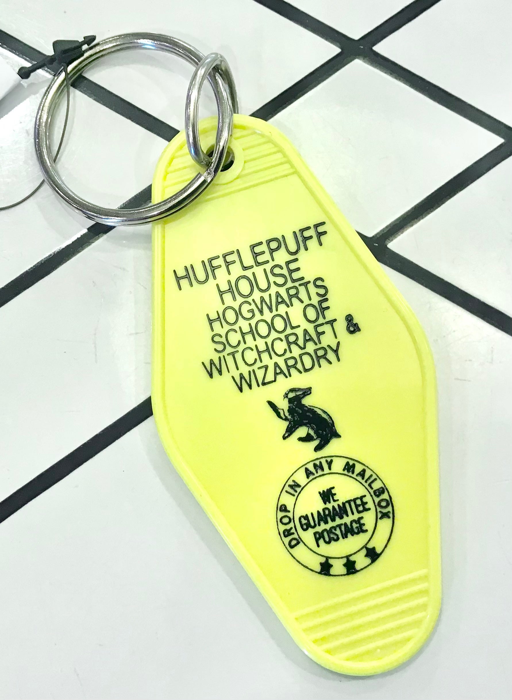 TS Harry Potter Hufflepuff House Key Fob | Georgie Lou's Retro Candy