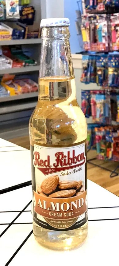 Red Ribbon Almond Cream Soda | Georgie Lou's Retro Candy