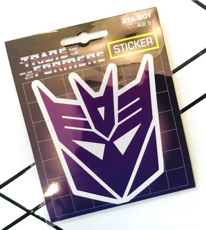 ATA Transformers Decepticon Sticker | Georgie Lou's Retro Candy